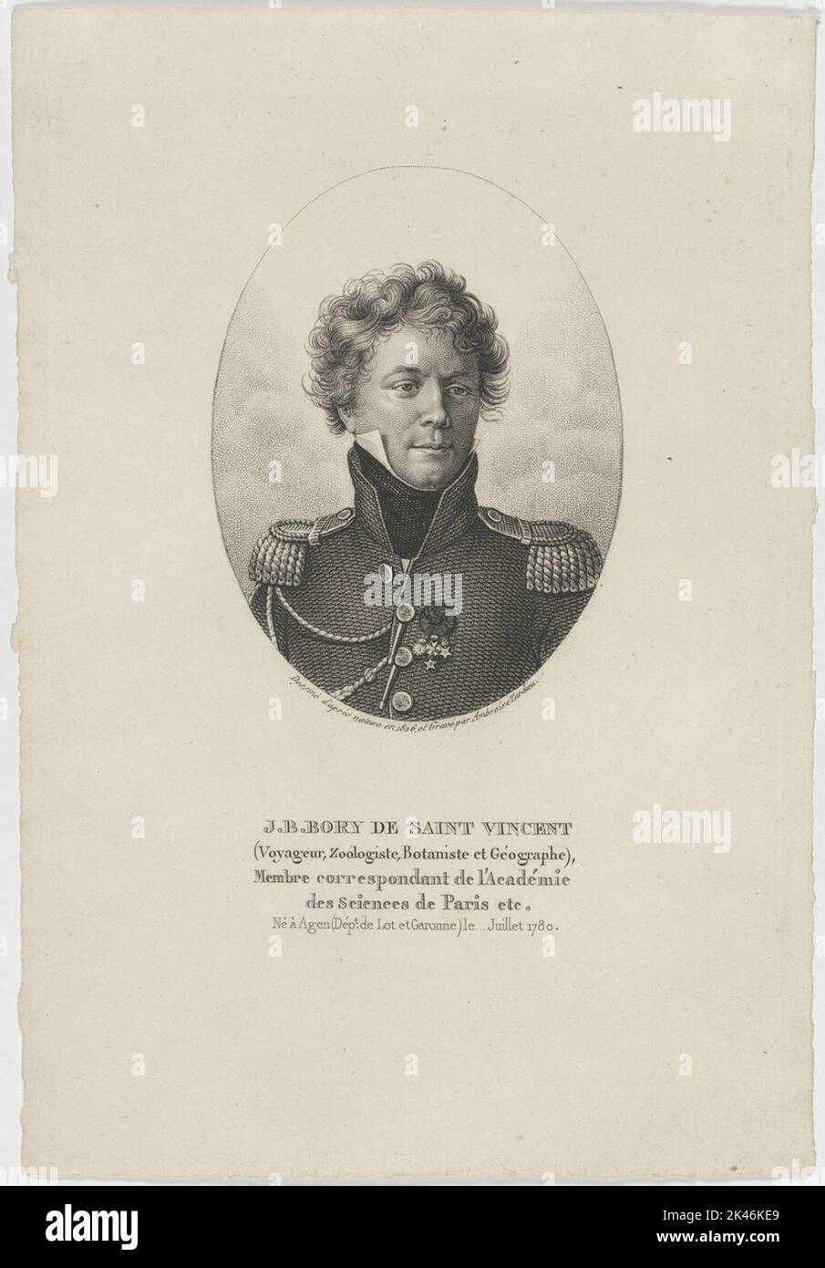 Jean baptiste bory de saint vincent Banque de photographies et d’images ...