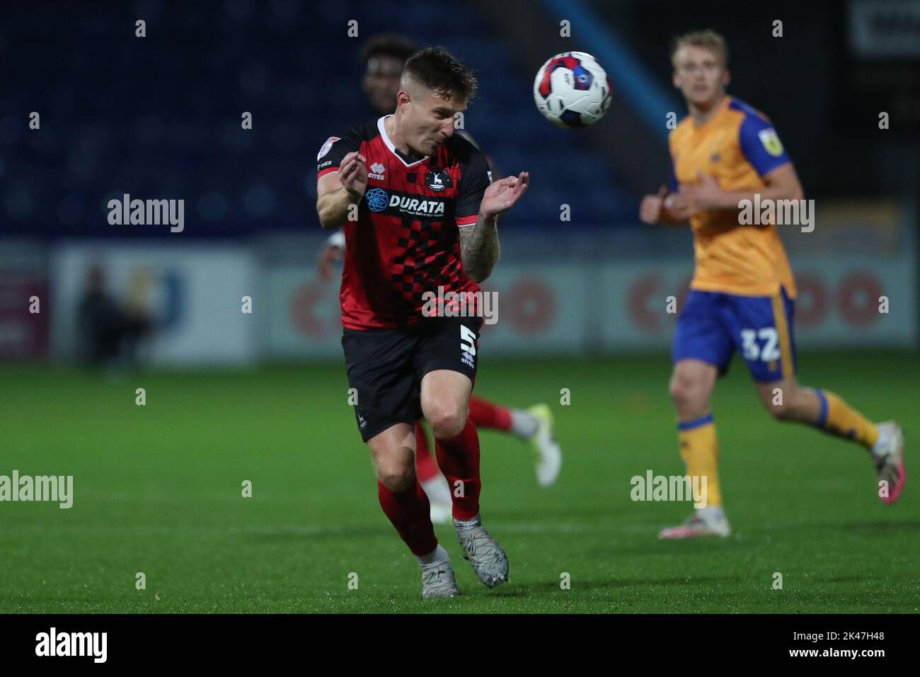 Euan Murray de Hartlepool a Uni le match Sky Bet League 2 entre ...