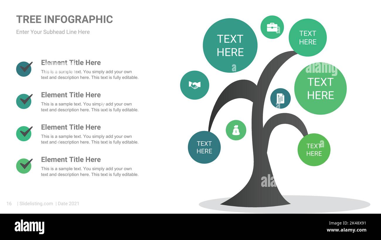 Arbre pptx Banque d'images vectorielles - Alamy