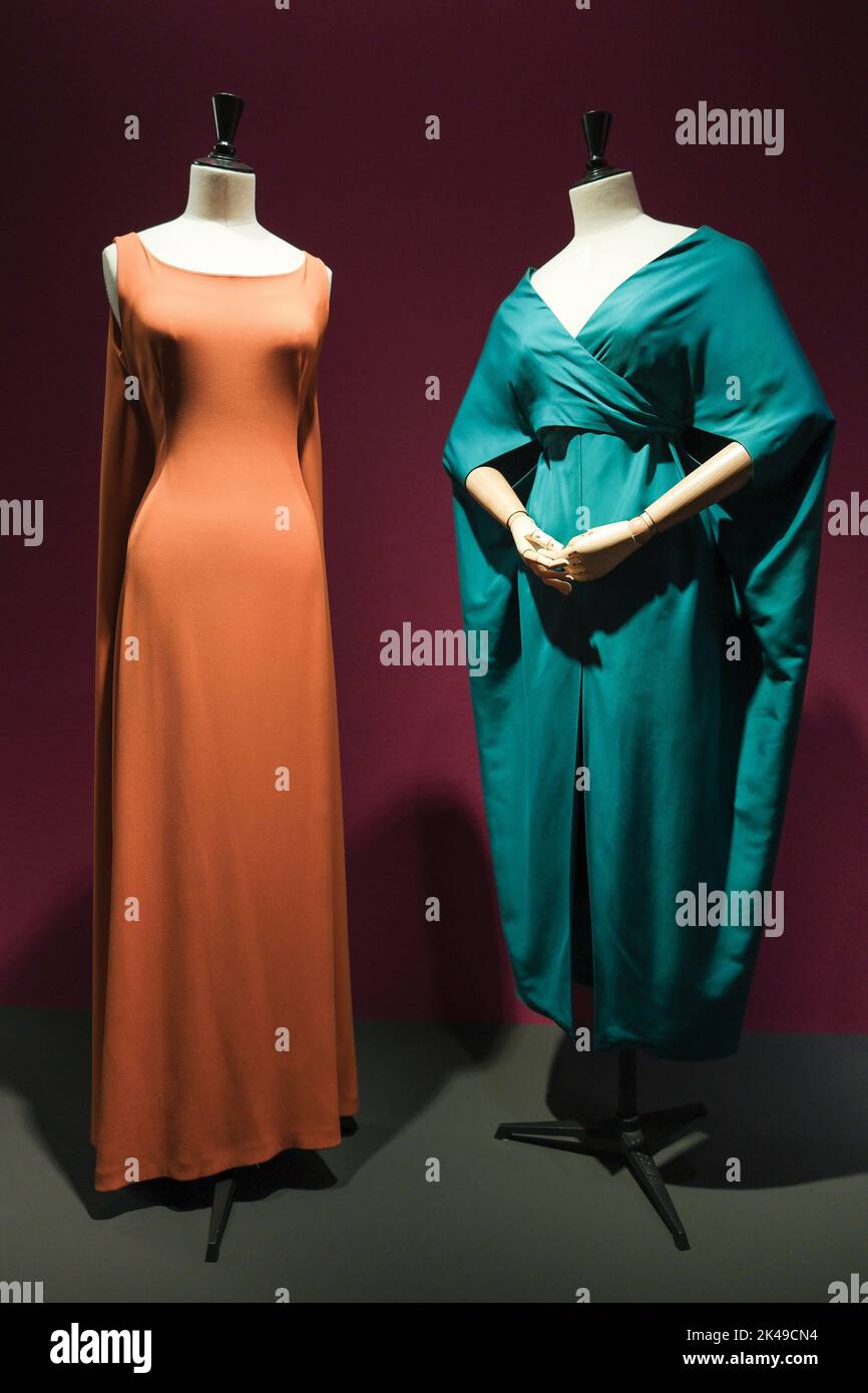 Madrid, Espagne. 01st octobre 2022. Des robes de nuit sont exposées ...