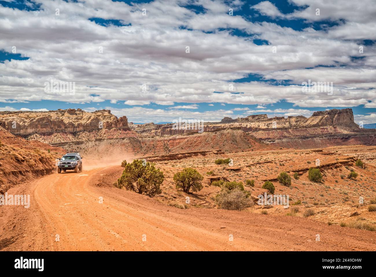Behind-the-Reef Road, près de crack Canyon, menant à Chute Canyon, aux ...