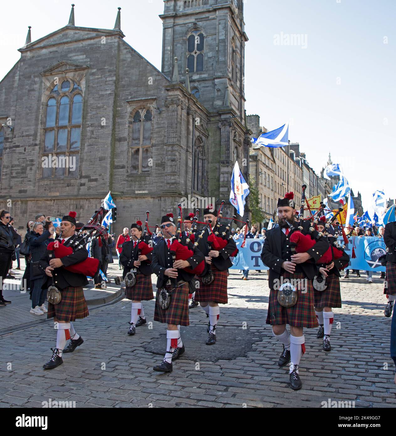 Édimbourg, Écosse, Royaume-Uni. 1st octobre 2022. All Under One Banner ...