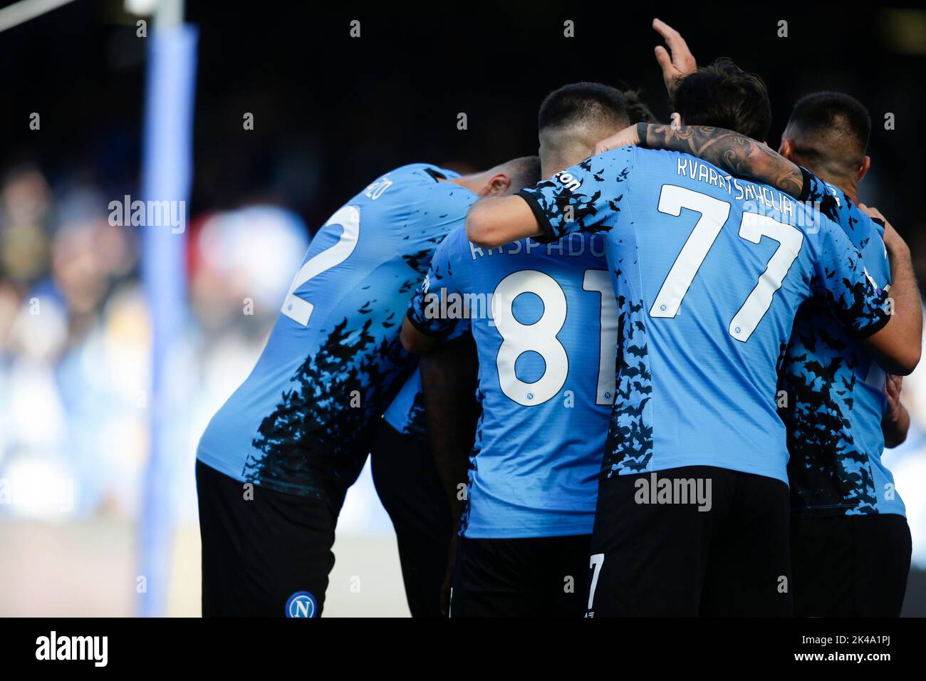 Lors de la série, Un match de football entre SSC Napoli et Turin au ...