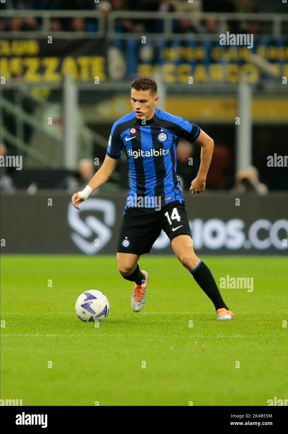 Kristian Asllani du FC Inter lors de la série italienne A, match de ...