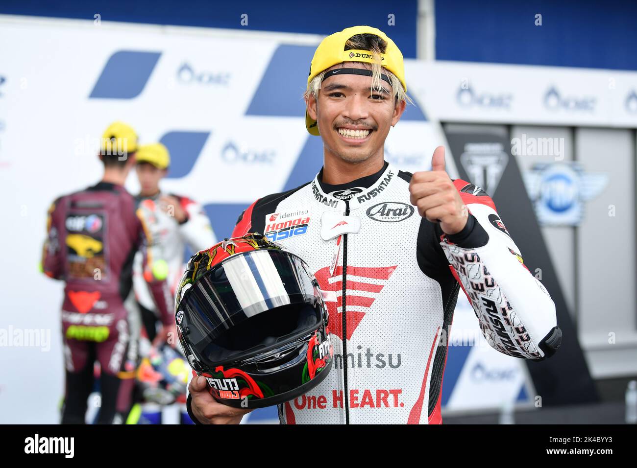 Moto2 le pilote Somkiat Chantra de Thaïlande et IDEMITSU Honda Team ...