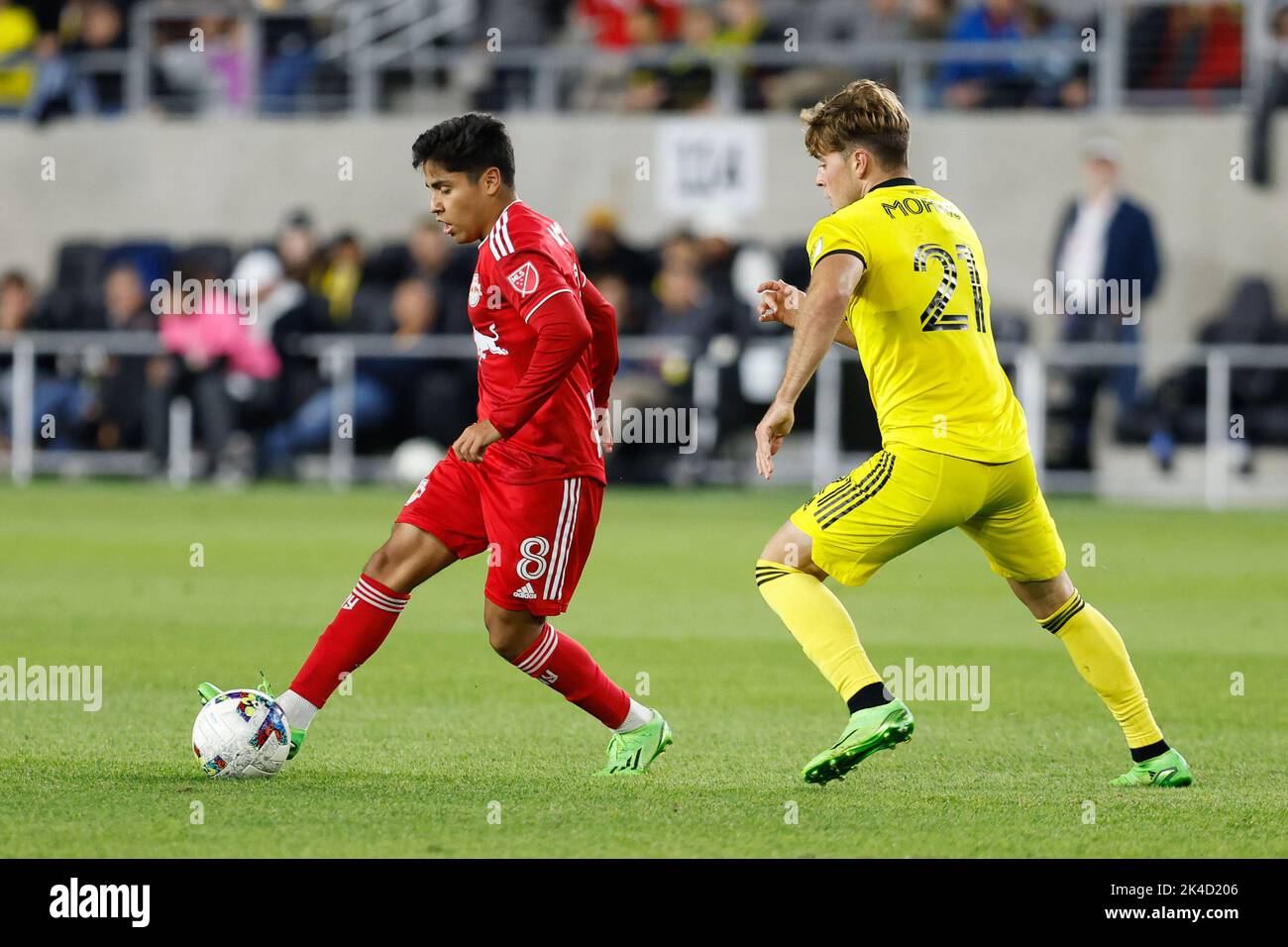 COLUMBUS, OH - OCTOBRE 01: Midfielder des Red Bulls de New York Frankie ...