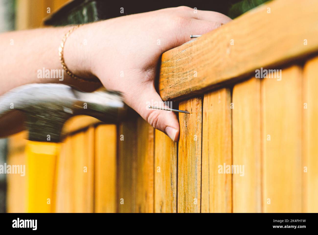 Hammer and nail Banque de photographies et d’images à haute résolution ...