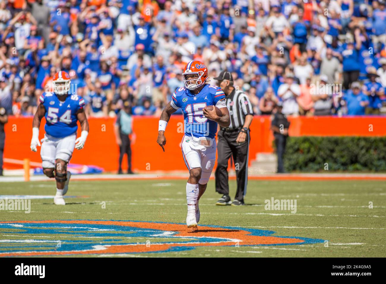 2 octobre 2022: Quartier des Gators de Floride Anthony Richardson (15 ...