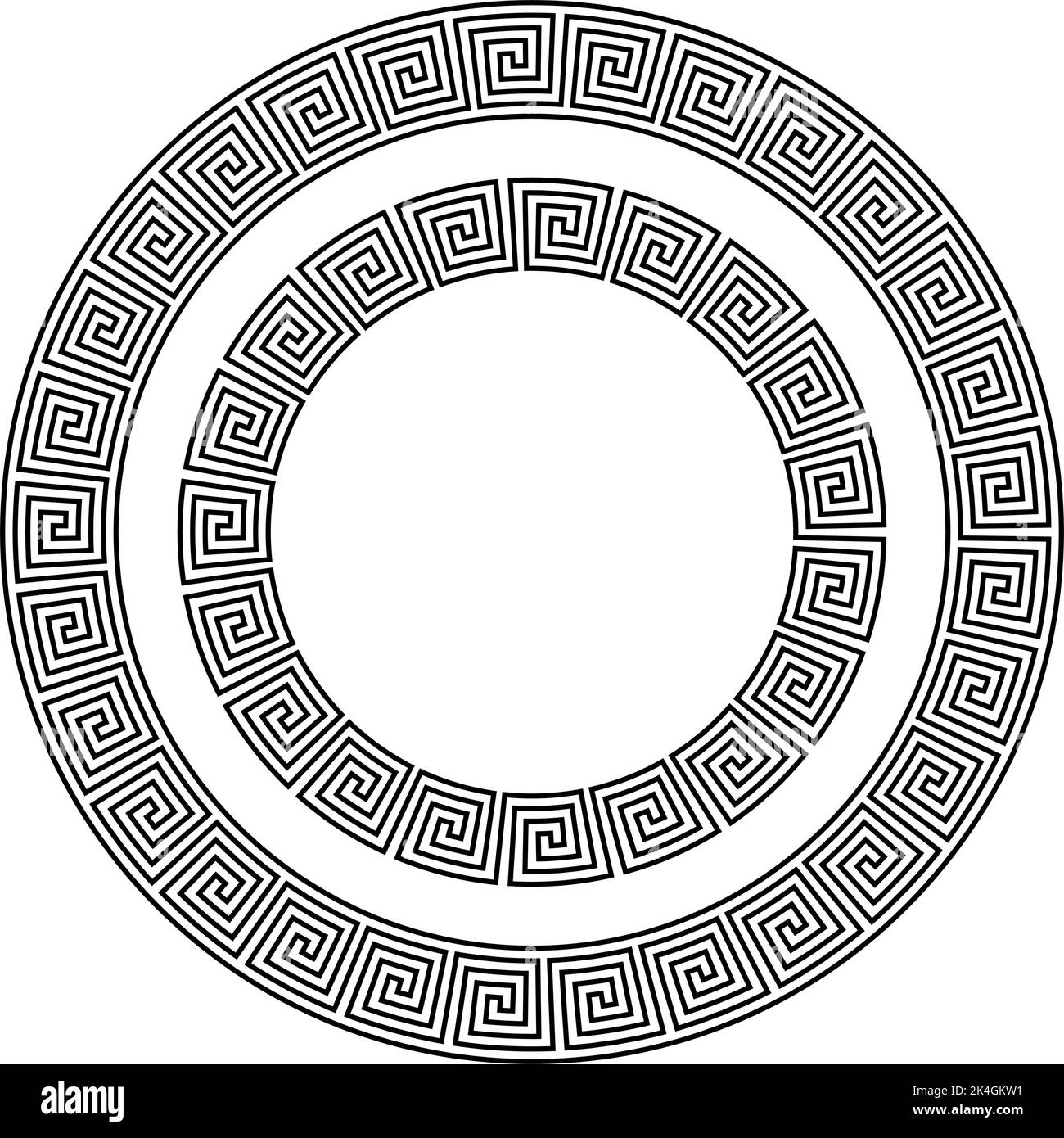 Motif de frette grecque Banque d'images vectorielles - Alamy