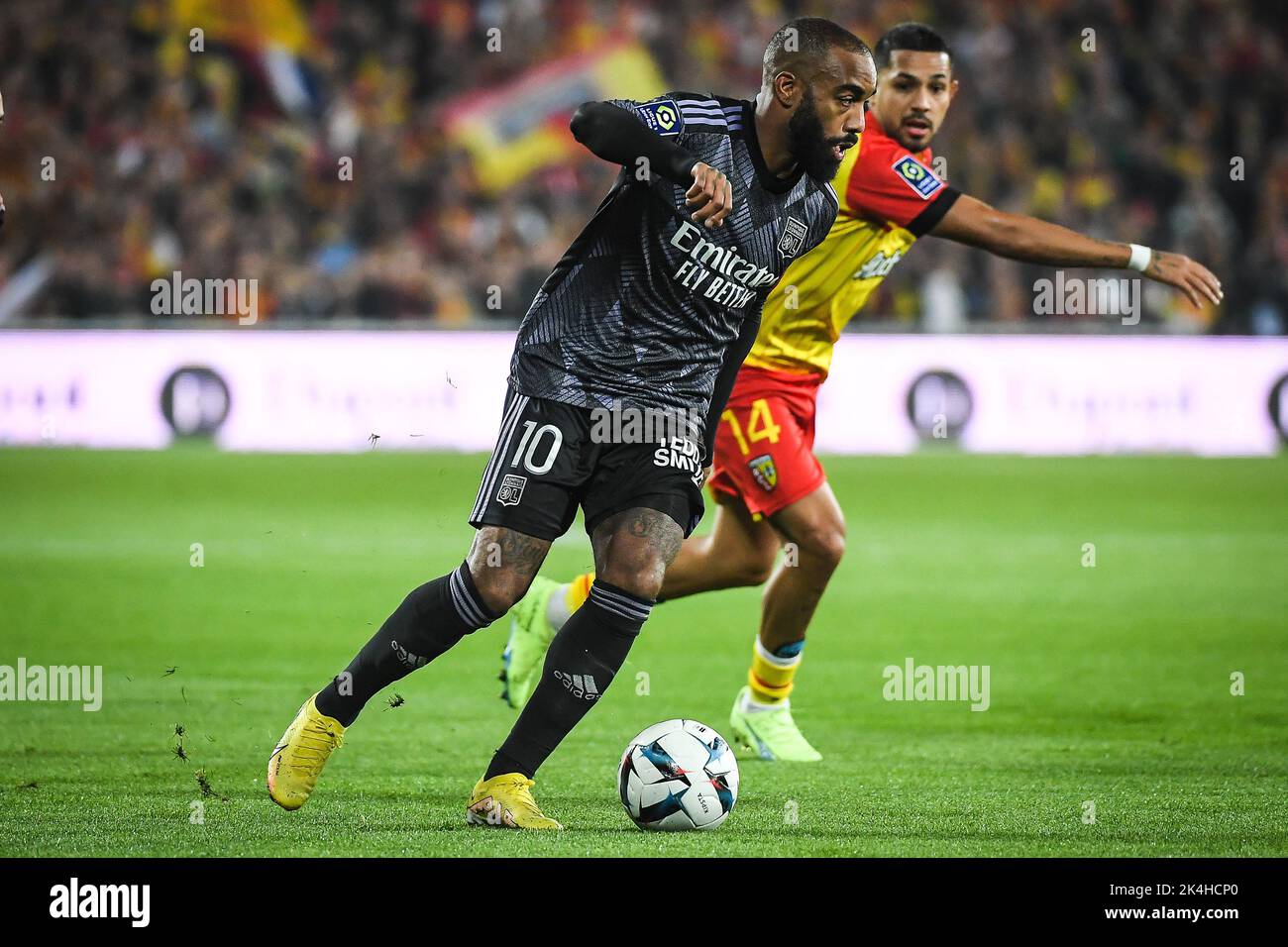 Alexandre Lacazette De Lyon Lors Du Championnat De France Ligue 1