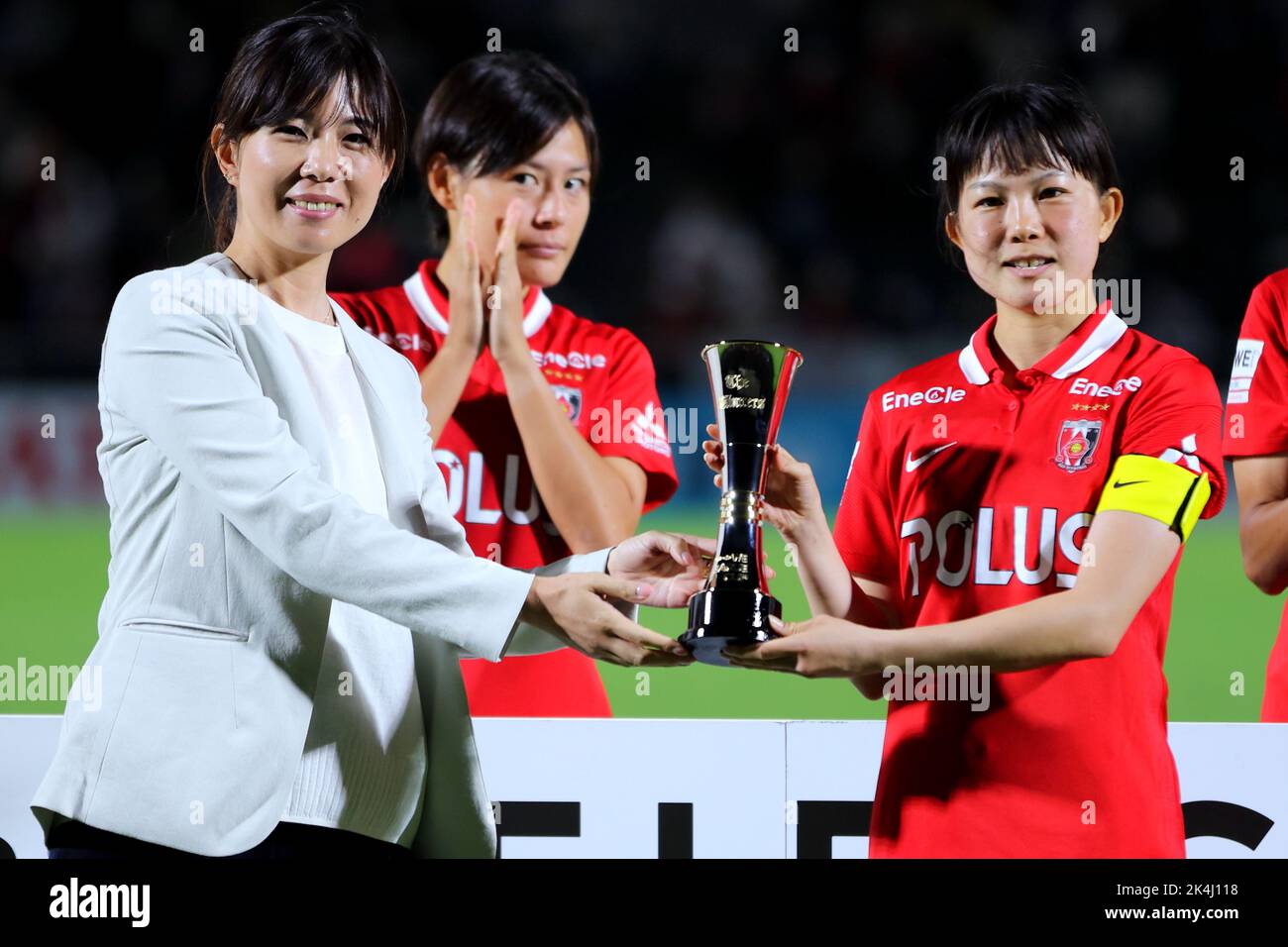 Ajinomoto Feild Nishigaoka, Tokyo, Japon. 1st octobre 2022. (G-D ...