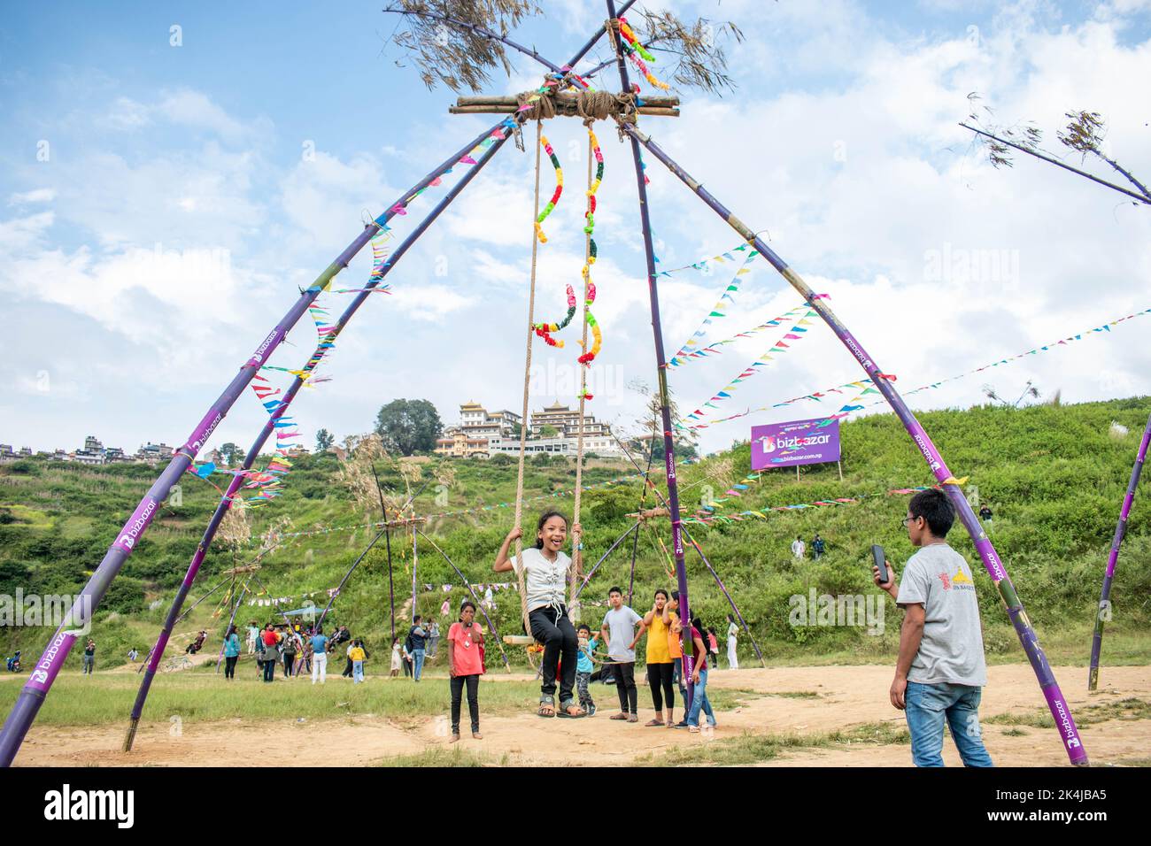 Chaite dashain mela 2078 Banque de photographies et d’images à haute ...