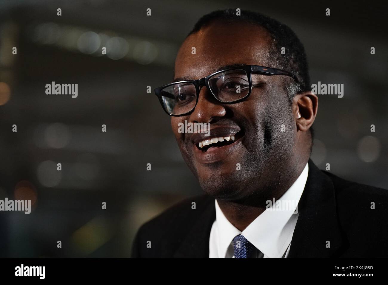 Le Chancelier de l'Echiquier Kwasi Kwarteng s'est exprimé devant les ...