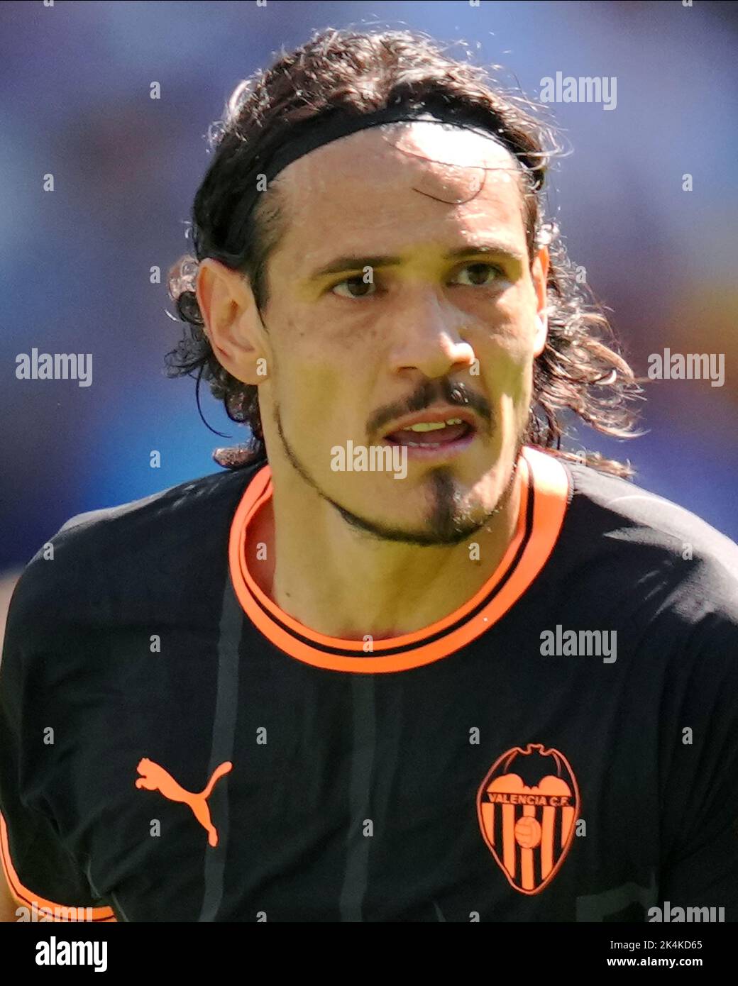 Barcelone, Espagne. 02/10/2022, Edinson Cavani de Valencia CF pendant ...