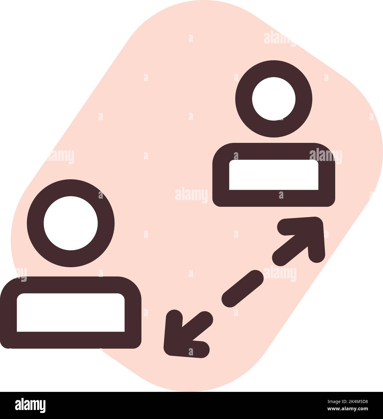 Covid 19 medidas de distanciamiento social Banque d'images vectorielles - Alamy