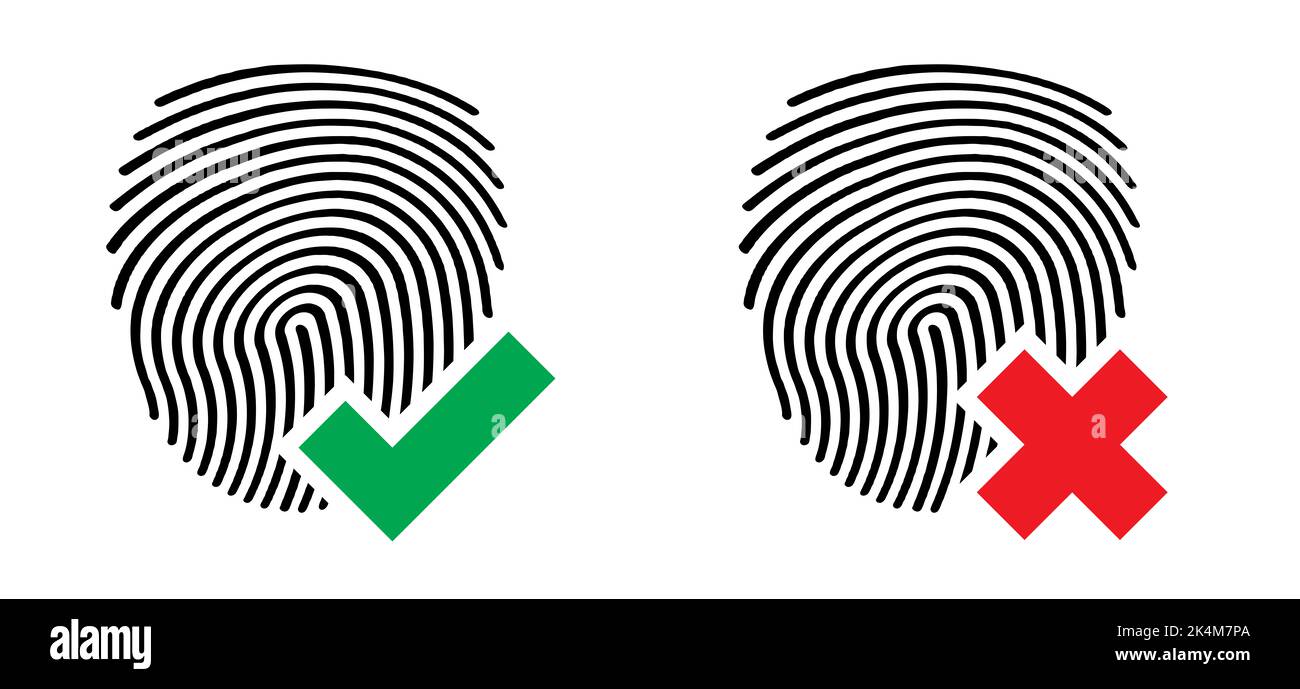 Droit, incorrect ou verrouillage, déverrouillage. Pictogramme d ...