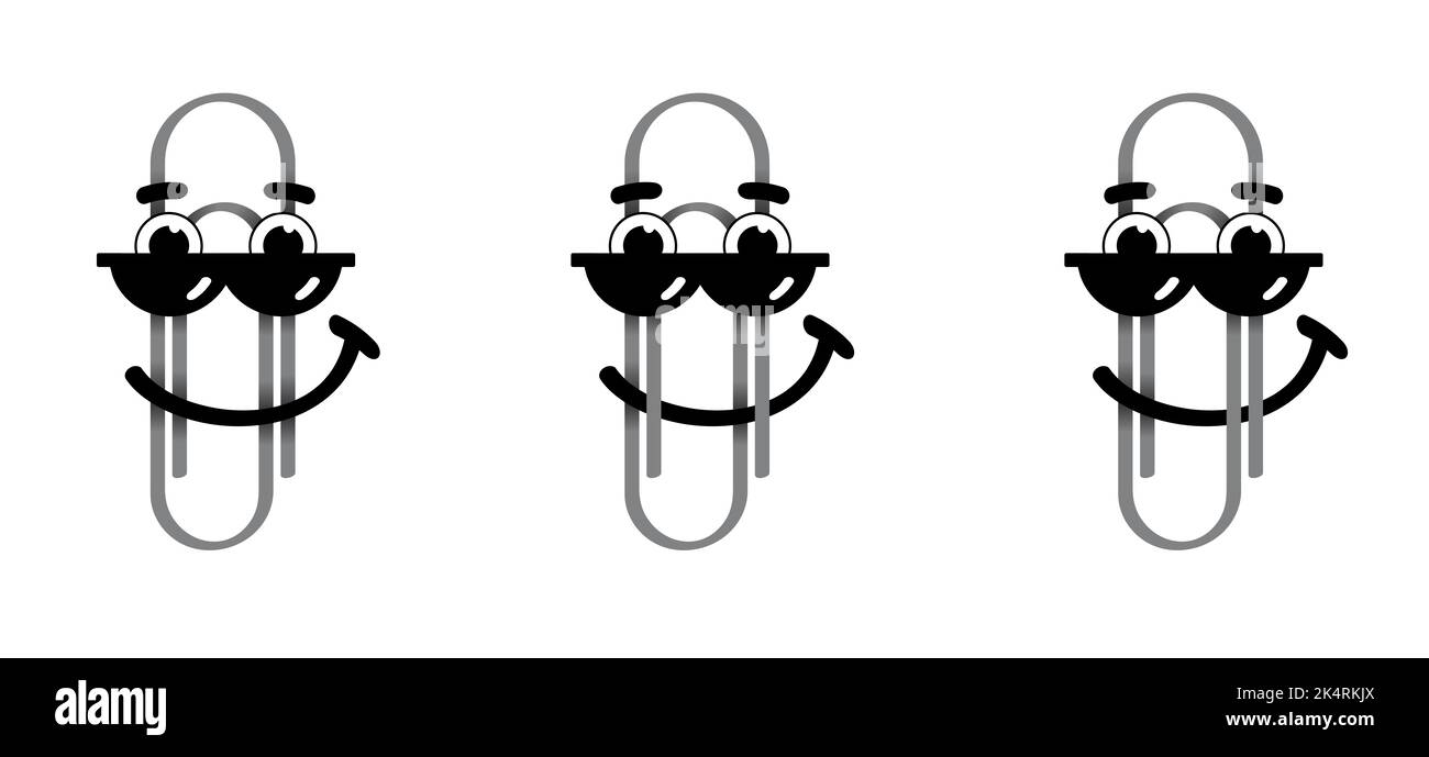 Trombones métalliques sur fond transparent avec visage souriant ...