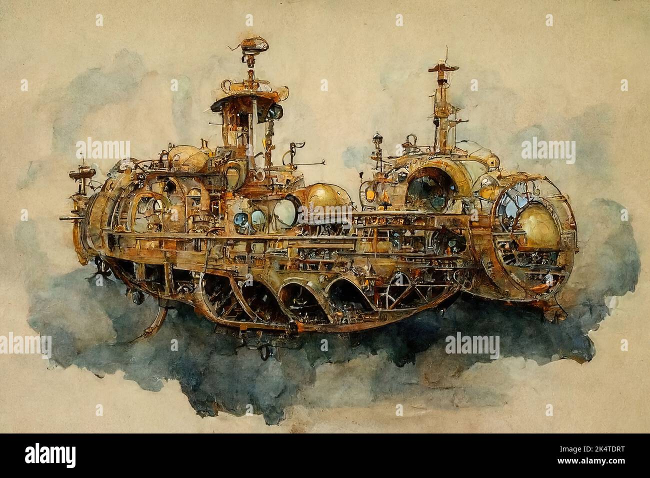 Dirigeable steampunk Banque de photographies et d’images à haute ...