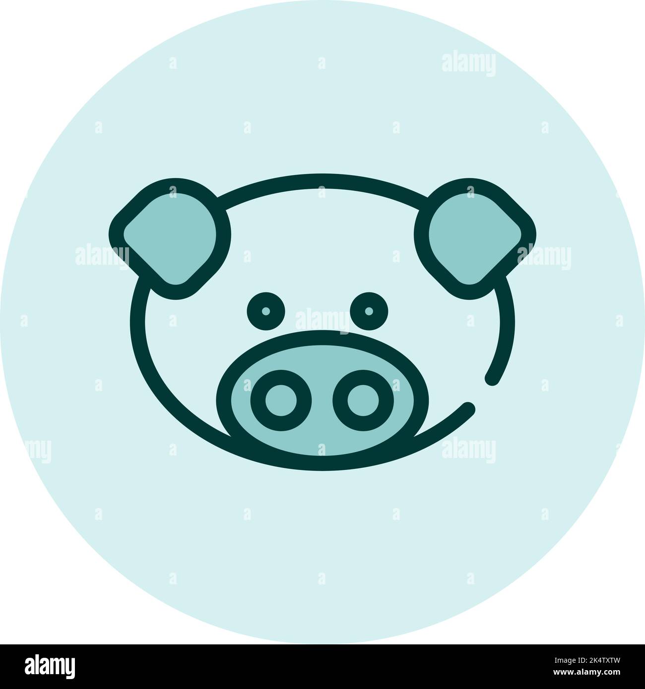 élevage agricole porcs Banque d'images vectorielles - Alamy