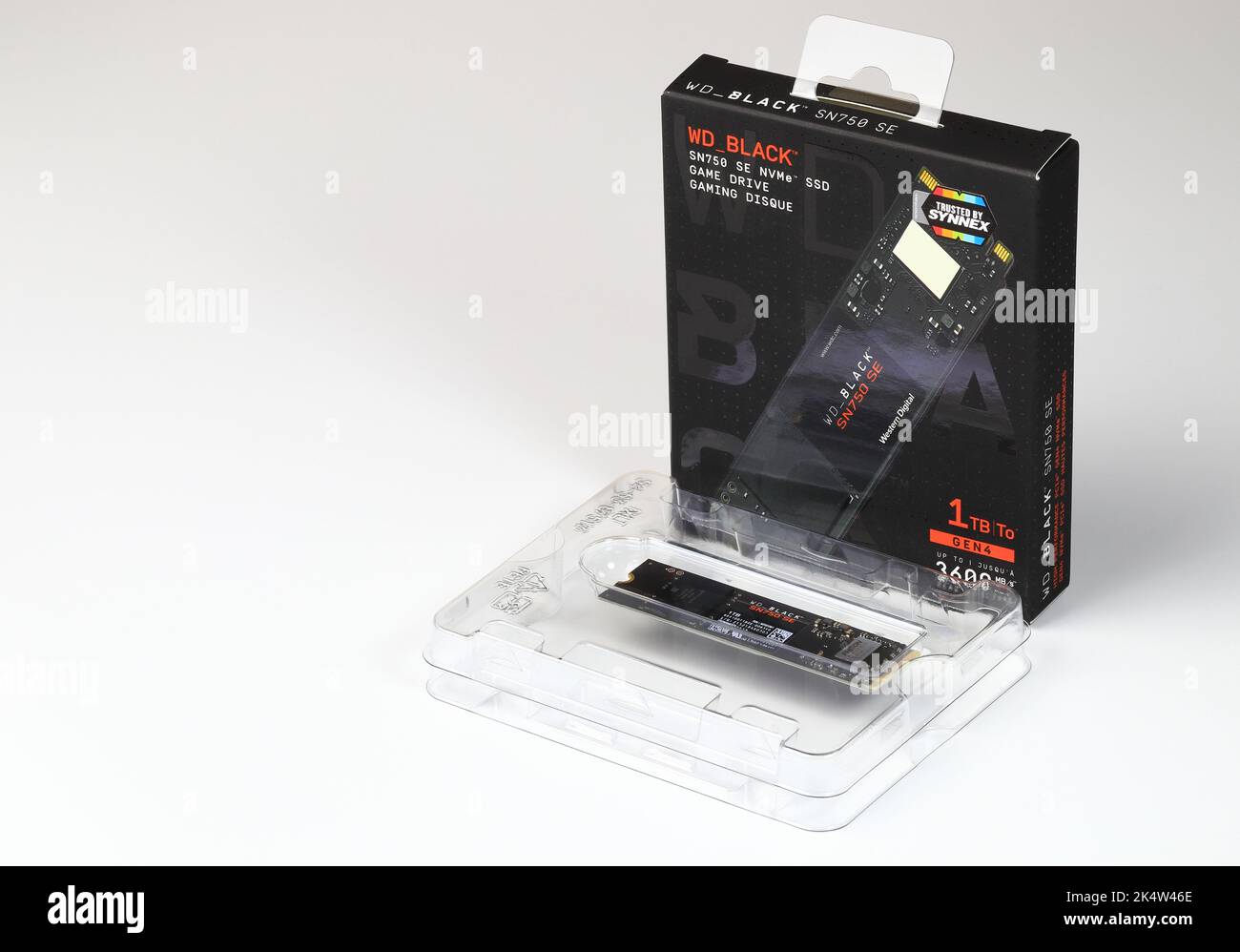 L'unité de stockage SSD WD BLACK SN750 se NVME 1TB avec emballage se ...