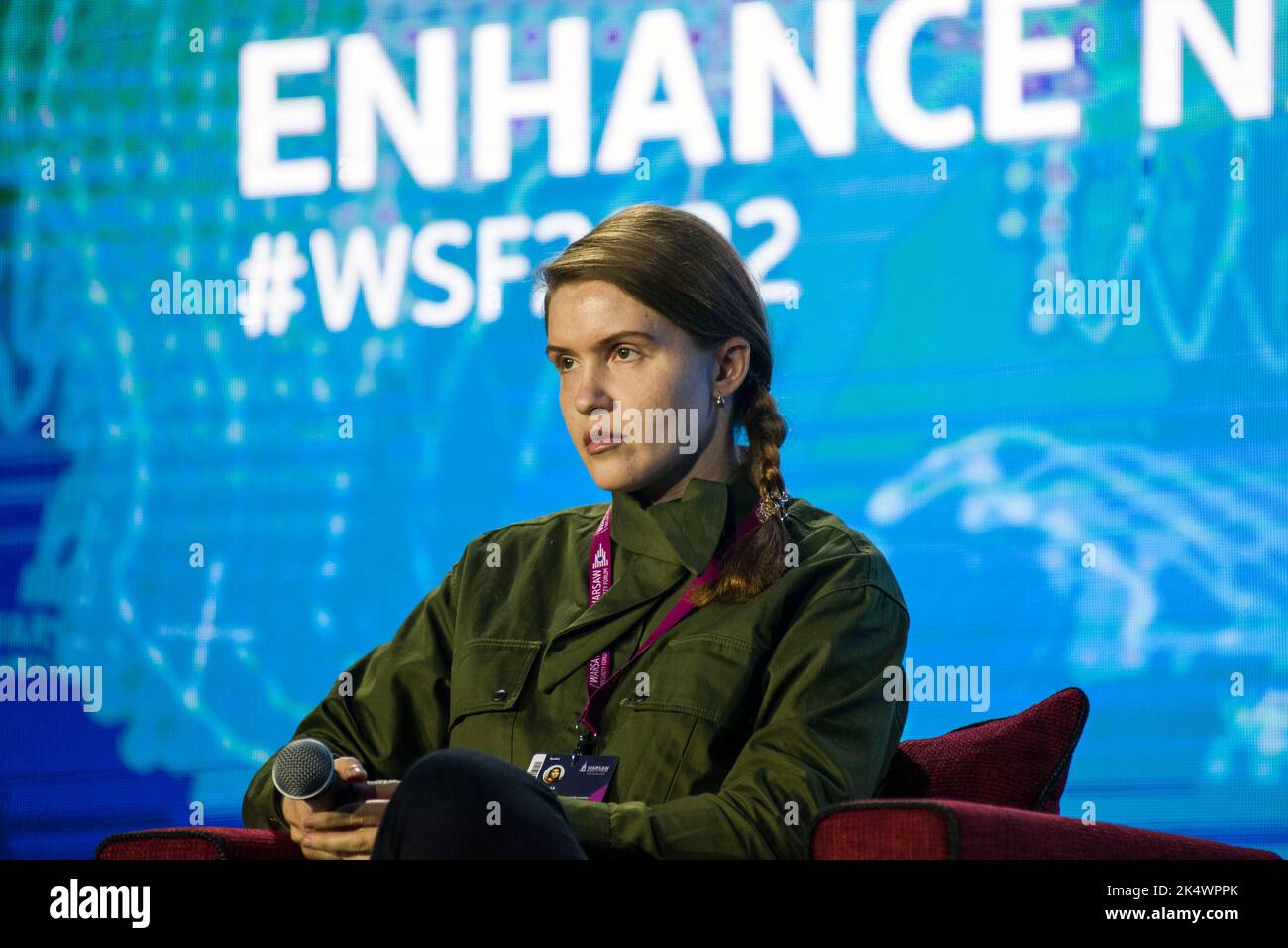 Mariana Bezuhla, députée et membre du Comité ukrainien de la sécurité ...