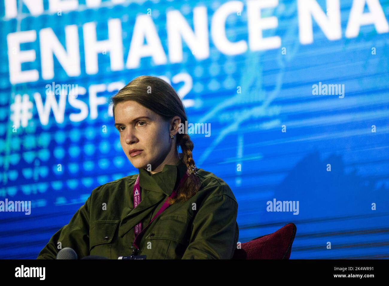 Mariana Bezuhla, députée et membre du Comité ukrainien de la sécurité ...
