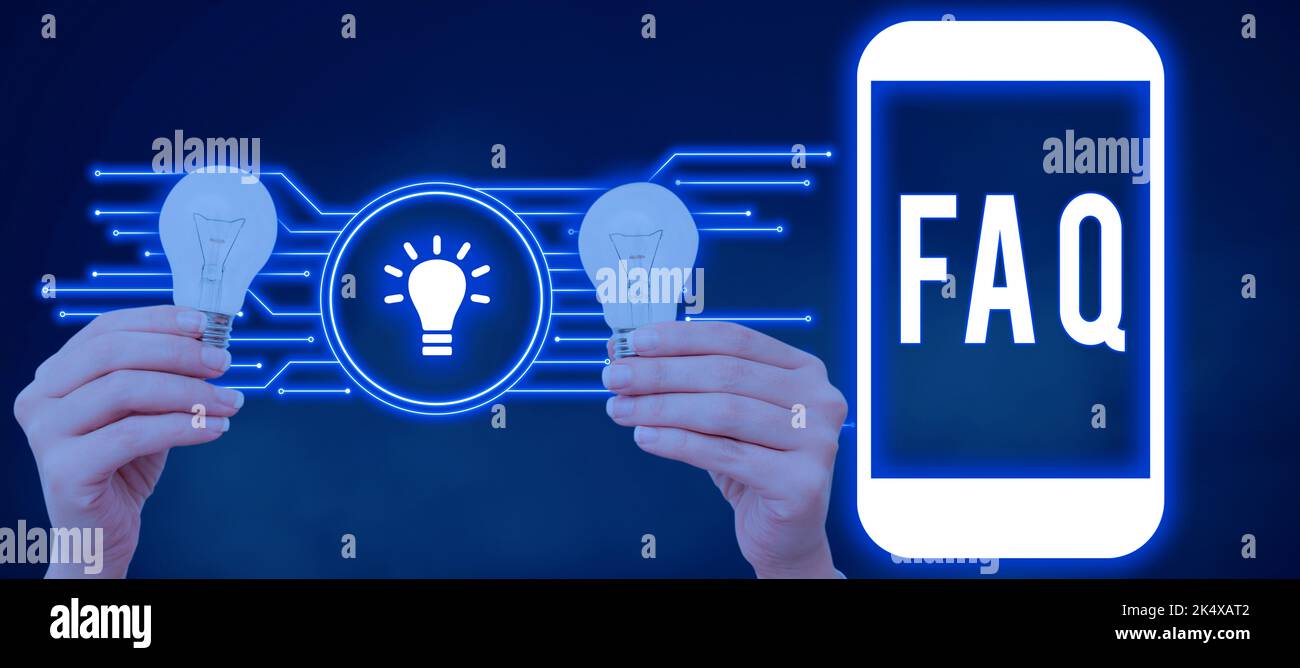FAQ sur l'affichage conceptuel. Concept Internet liste des questions et ...