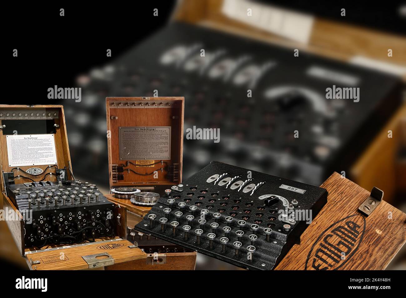 Enigma était un dispositif électromécanique pour crypter et décrypter ...