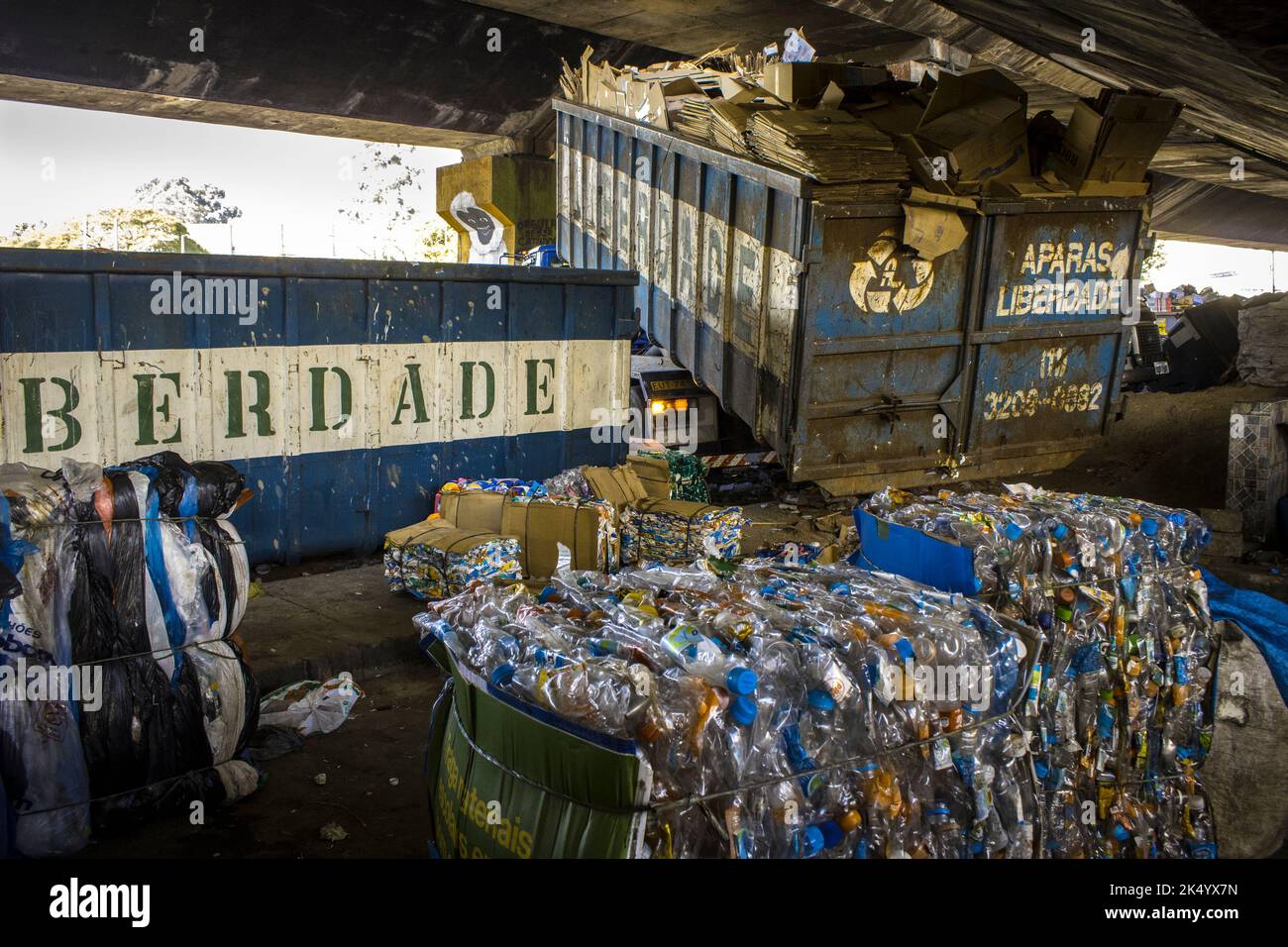 Brazil recycling industry garbage dump Banque de photographies et d ...