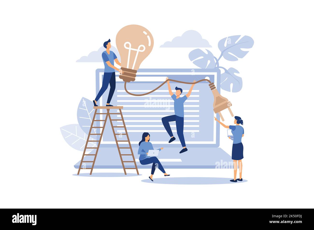 Projet commun Banque d'images vectorielles - Alamy