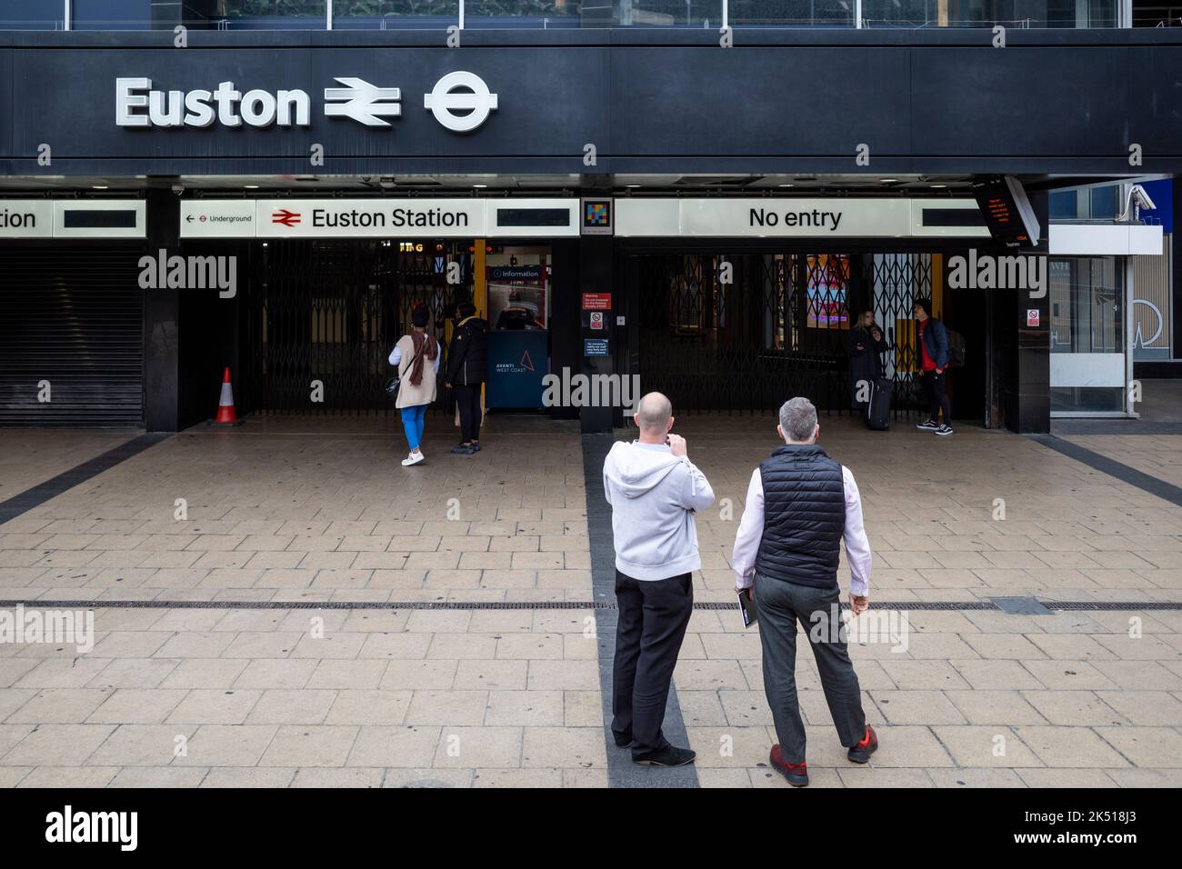 Londres, Royaume-Uni. 5 octobre 2022. L'extérieur de la gare centrale d ...