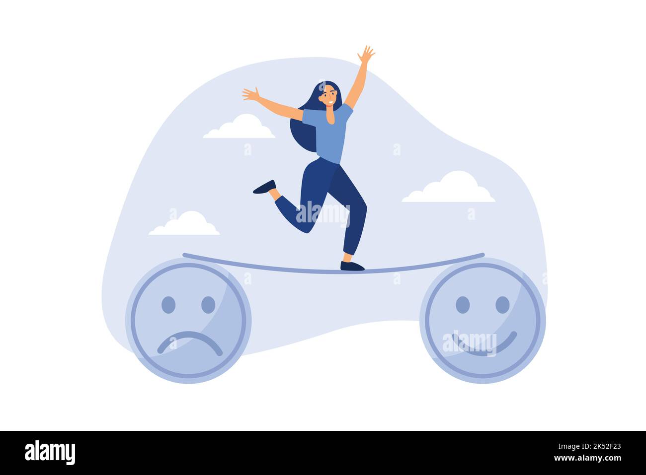Femme se sentant stressée Banque d'images détourées - Alamy