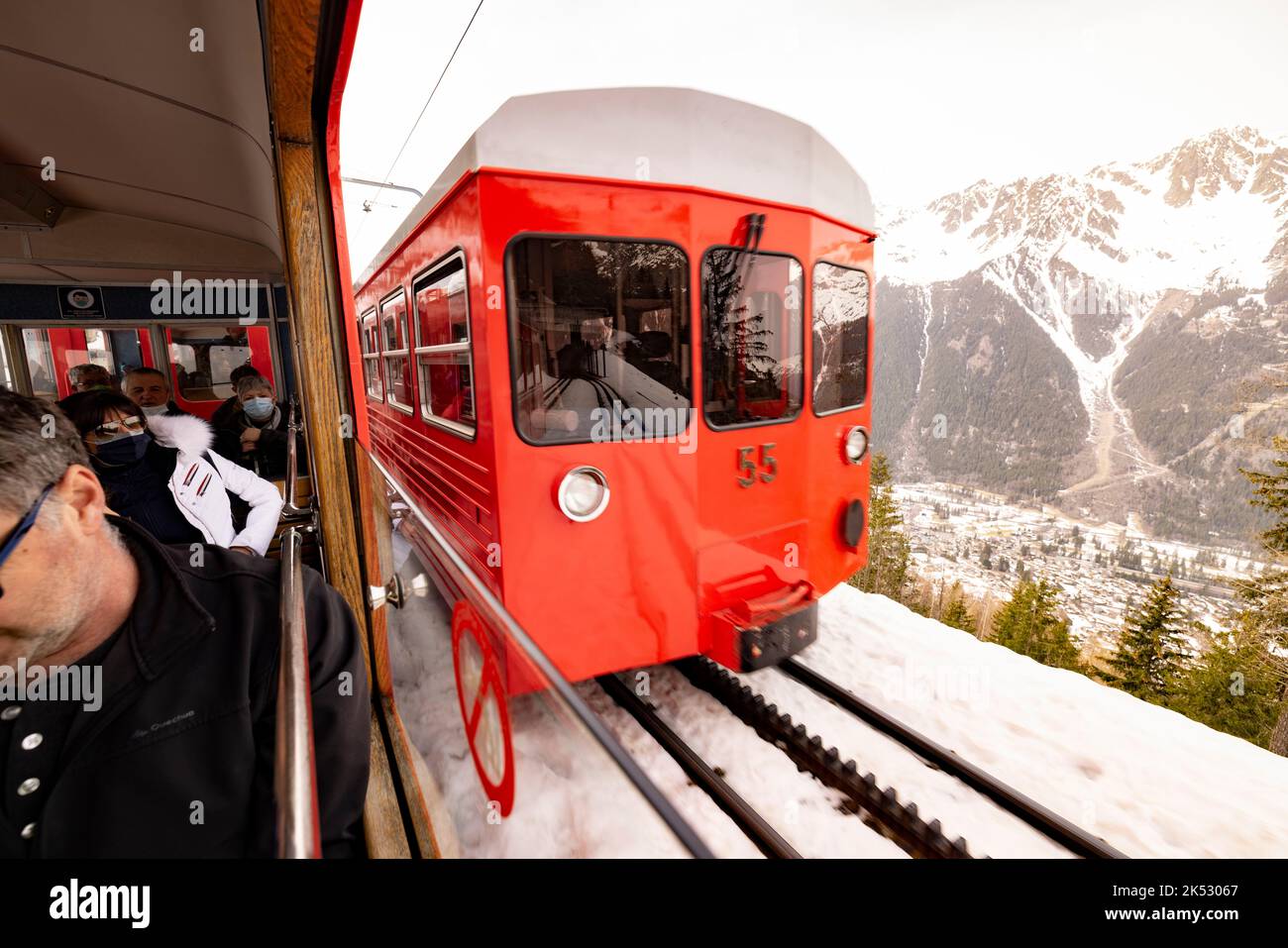 France, haute Savoie, massif du Mont blanc, Chamonix-Mont-blanc, le ...