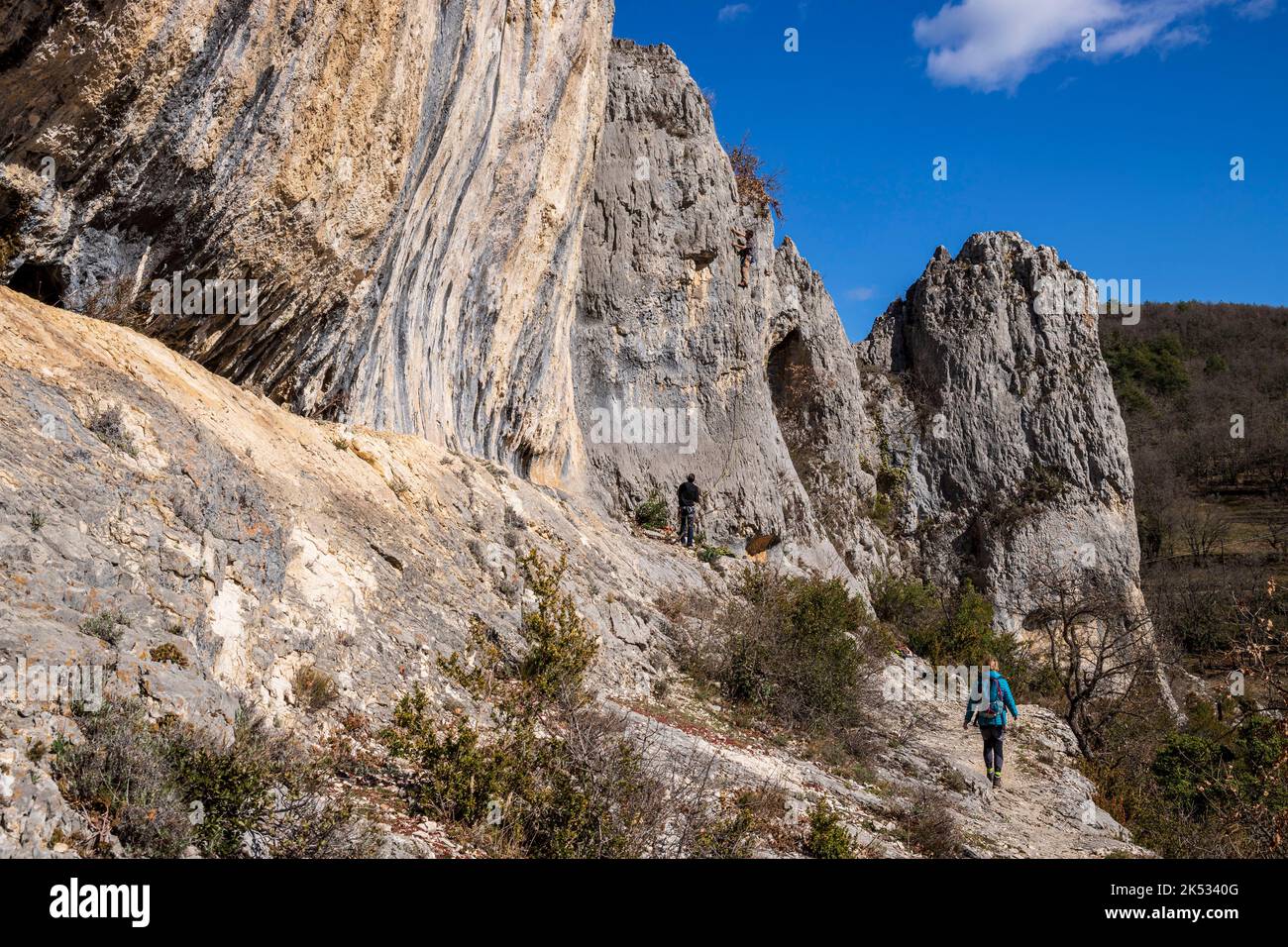 France, Alpes-de-haute-Provence, Parc naturel régional du Luberon ...
