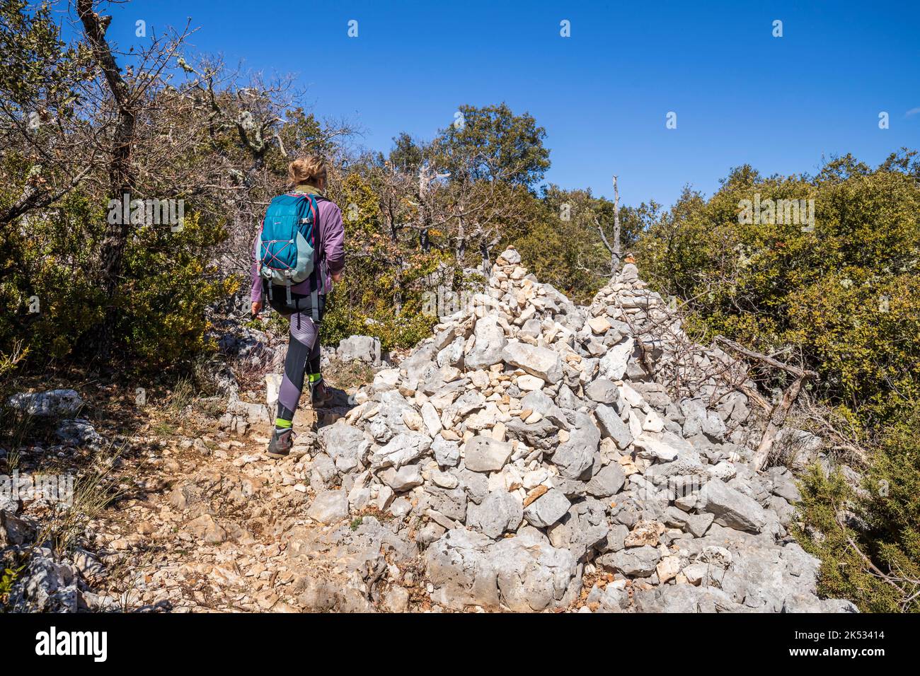 France, Alpes-de-haute-Provence, Parc naturel régional du Luberon ...