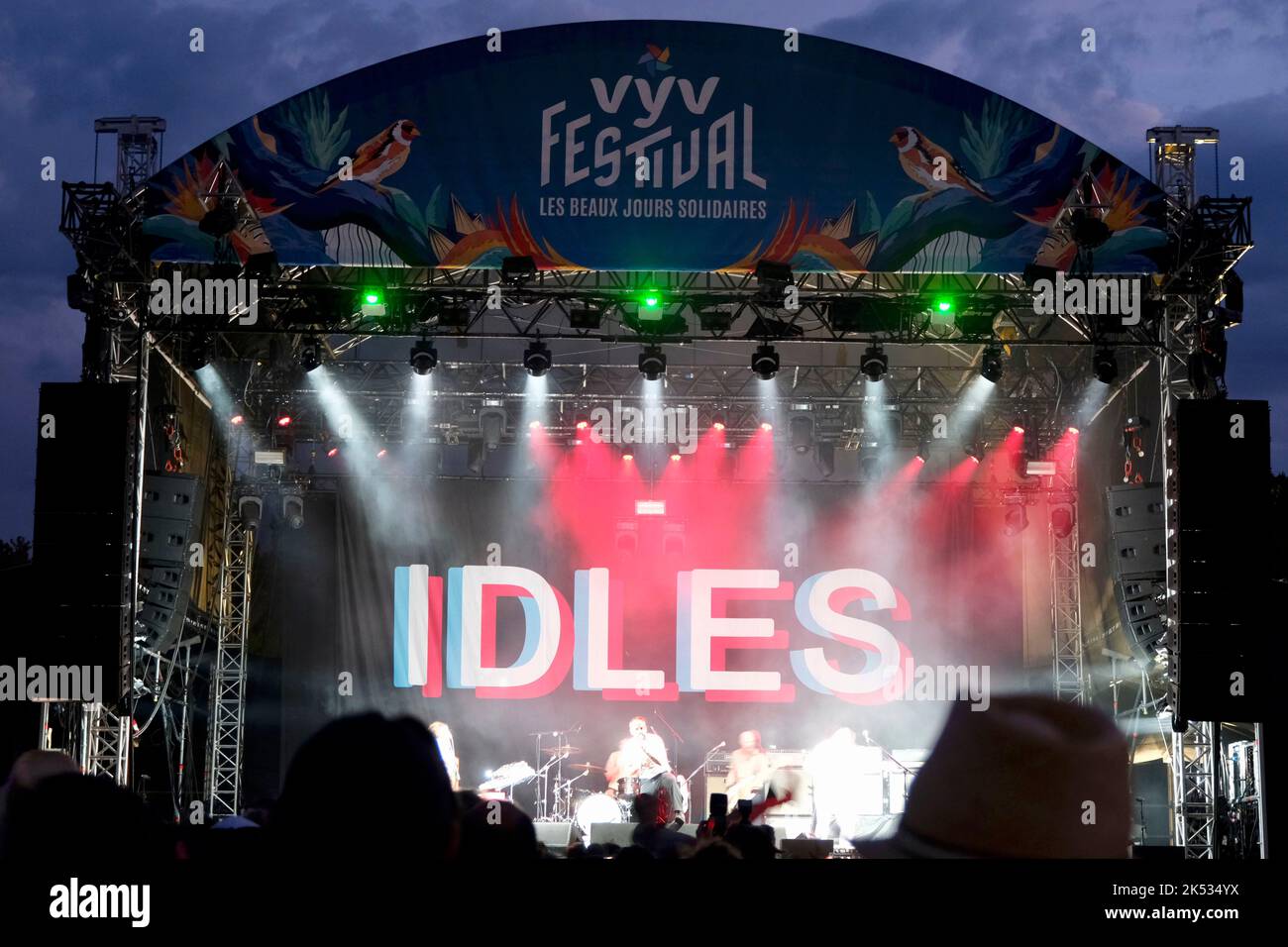 France, Côte d'Or, Dijon, Parc de la Combe a la Serpent, Festival VYV, concert d'Idles Photo ...