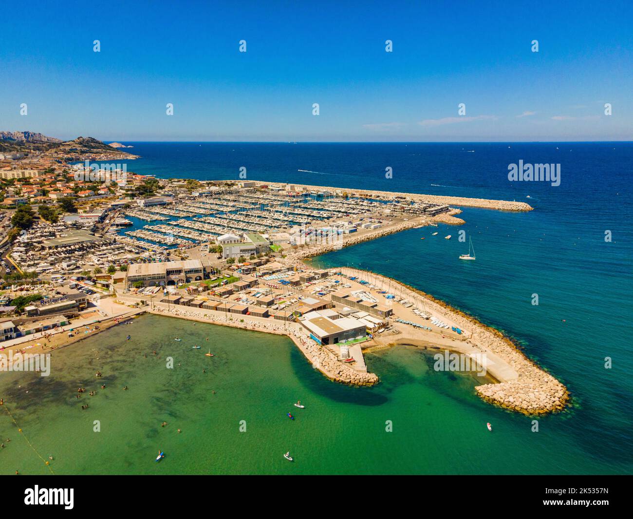 Plage pointe rouge marseille Banque de photographies et d’images à ...
