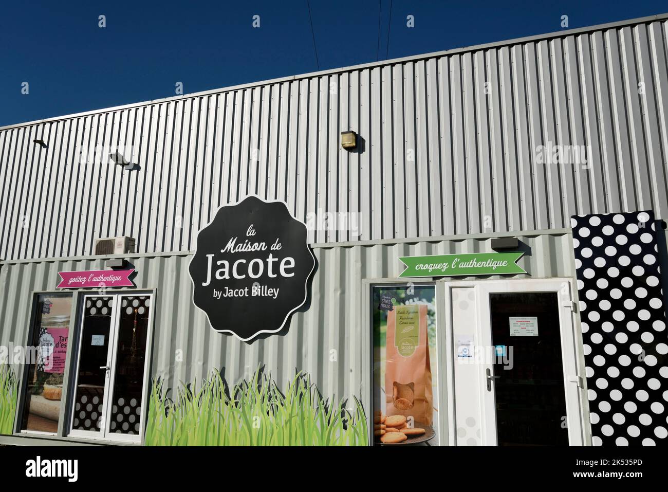 France, Doubs, Etupes, les biscuits de Jacote, fabrique artisanale de ...