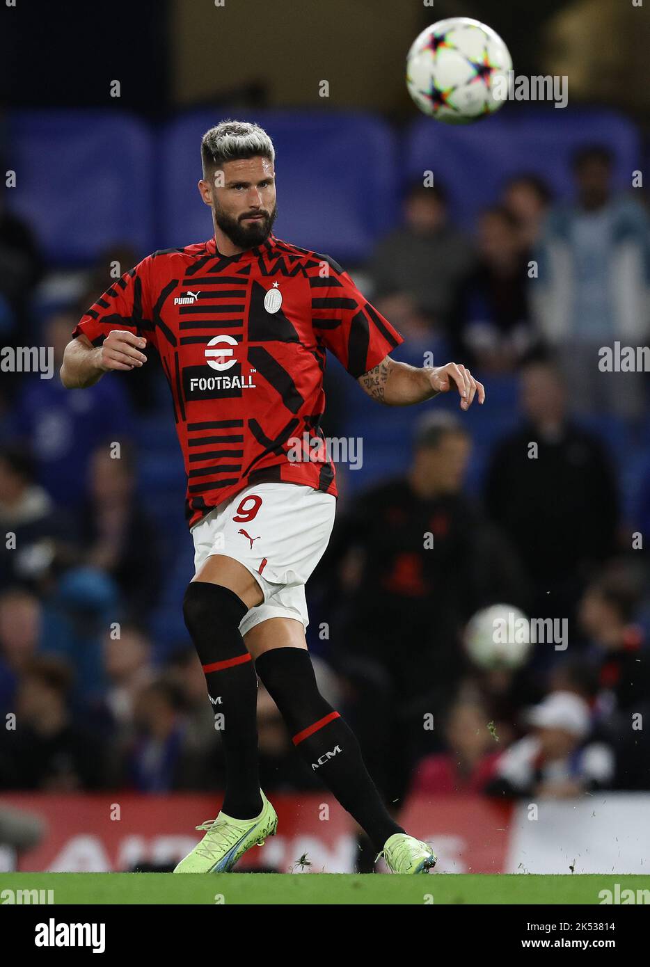 Londres, Angleterre, 5th octobre 2022. Olivier Giroud, de l'AC Milan ...