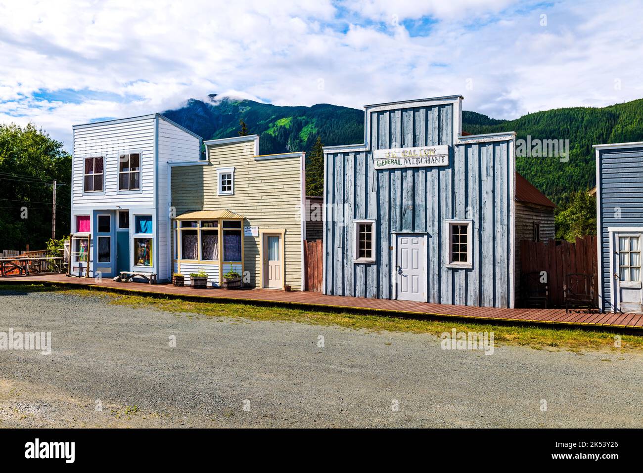 Dalton City ; Haines ; Alaska ; États-Unis. Walt Disney a construit un ...