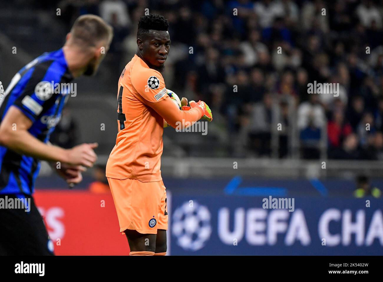 Andre Onana du FC Internazionale lors du match de football du groupe C ...