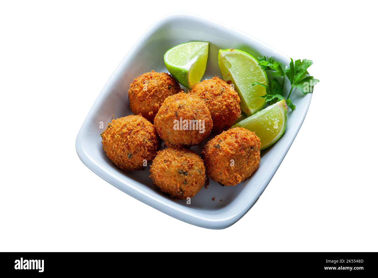 Boulette de morue Banque d'images détourées - Alamy
