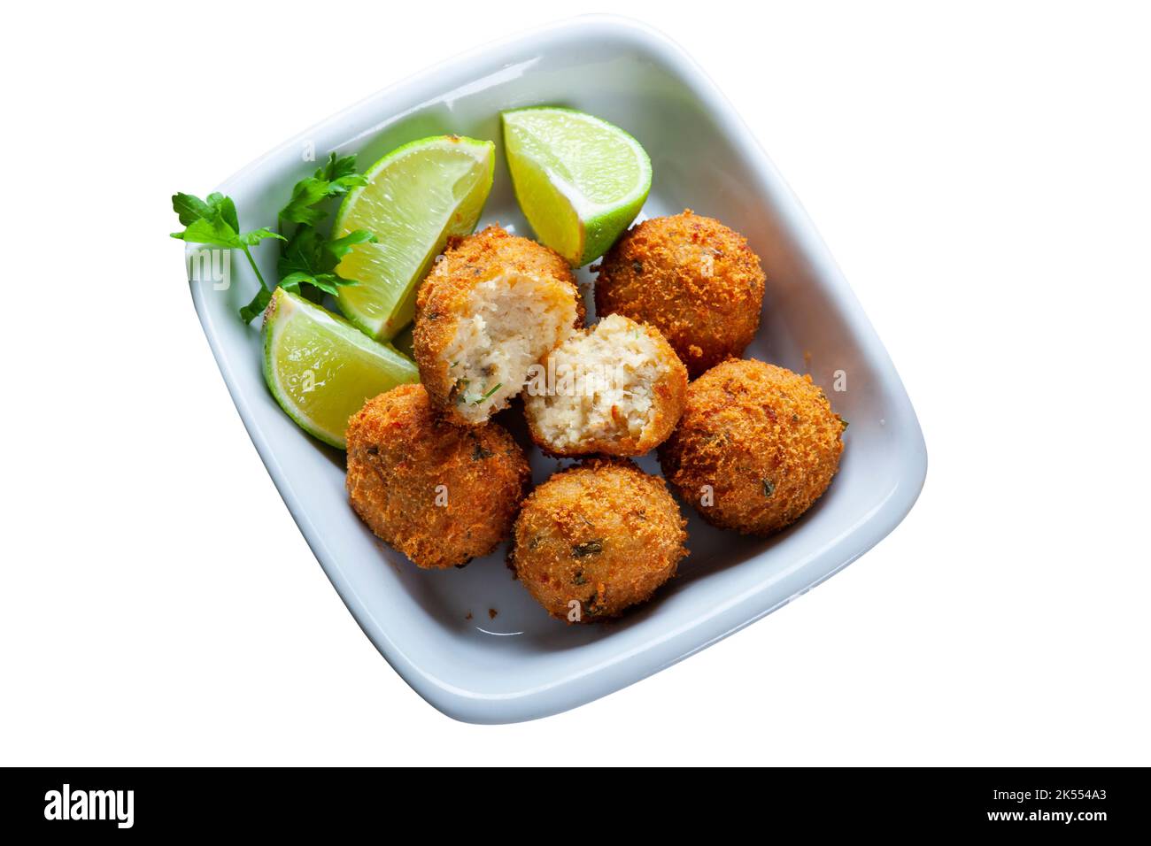 Boulette de morue Banque d'images détourées - Alamy