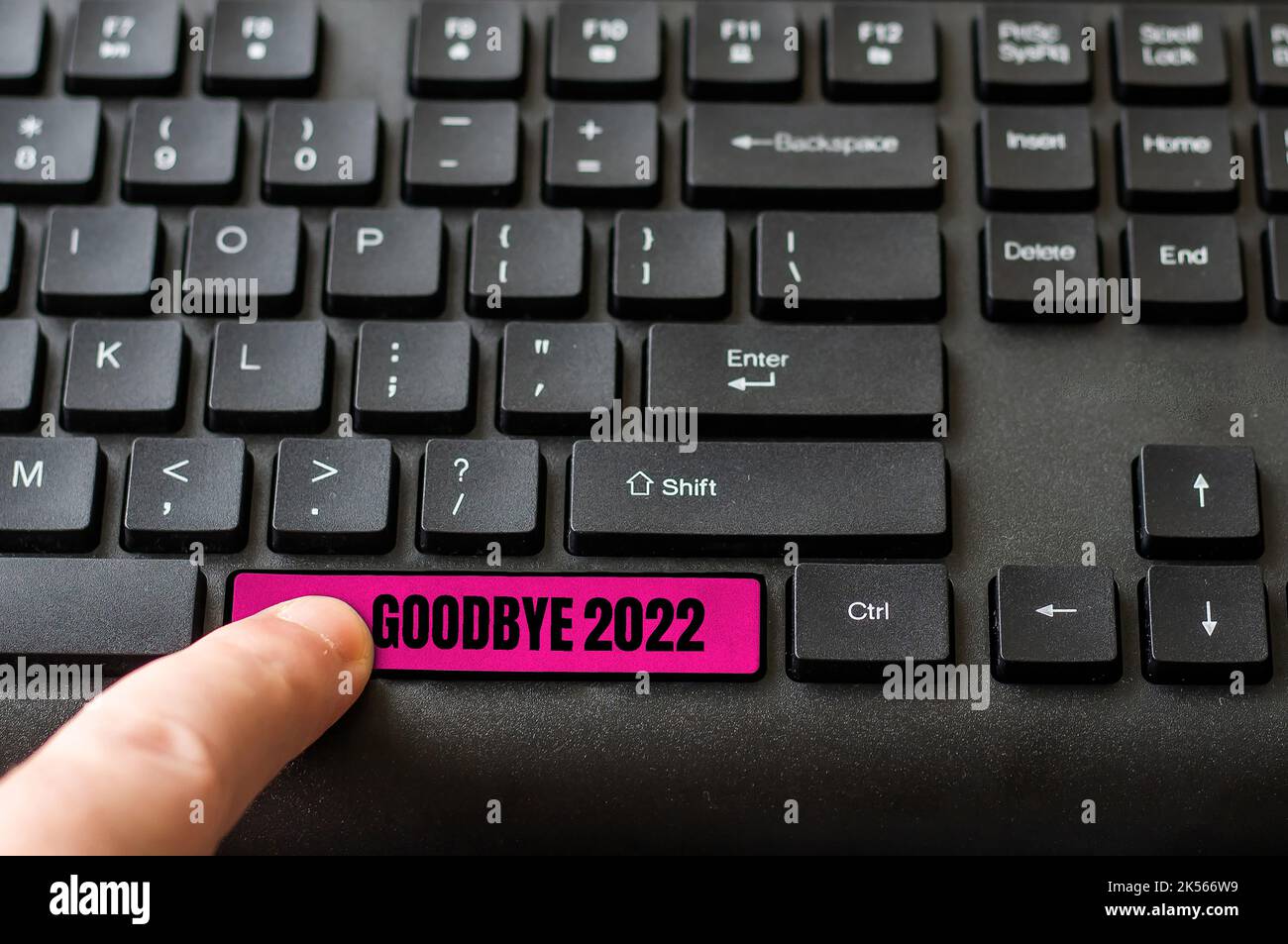 Affiche de texte montrant Au revoir 2023, approche d'affaires Joyeux ...