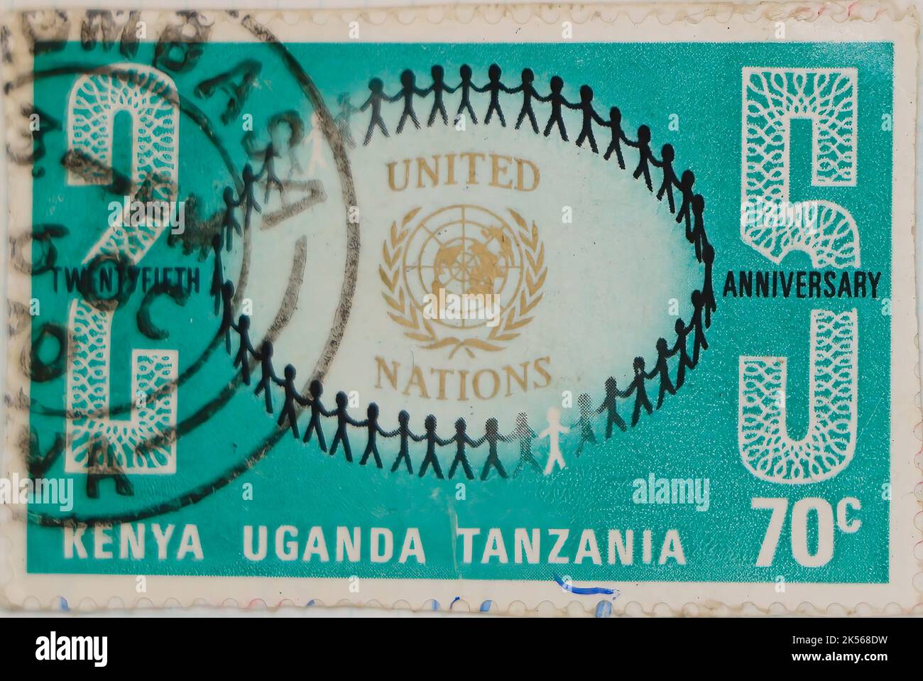 Photo d'un timbre-poste de l'Afrique de l'est britannique émis pour le ...