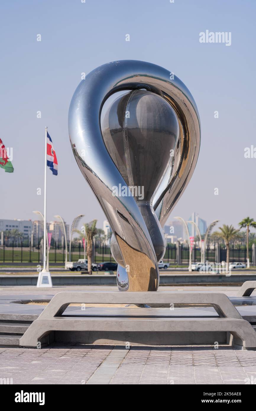 Doha, Qatar - 4 octobre 2022: Coupe du monde de la FIFA 2022 Qatar ...