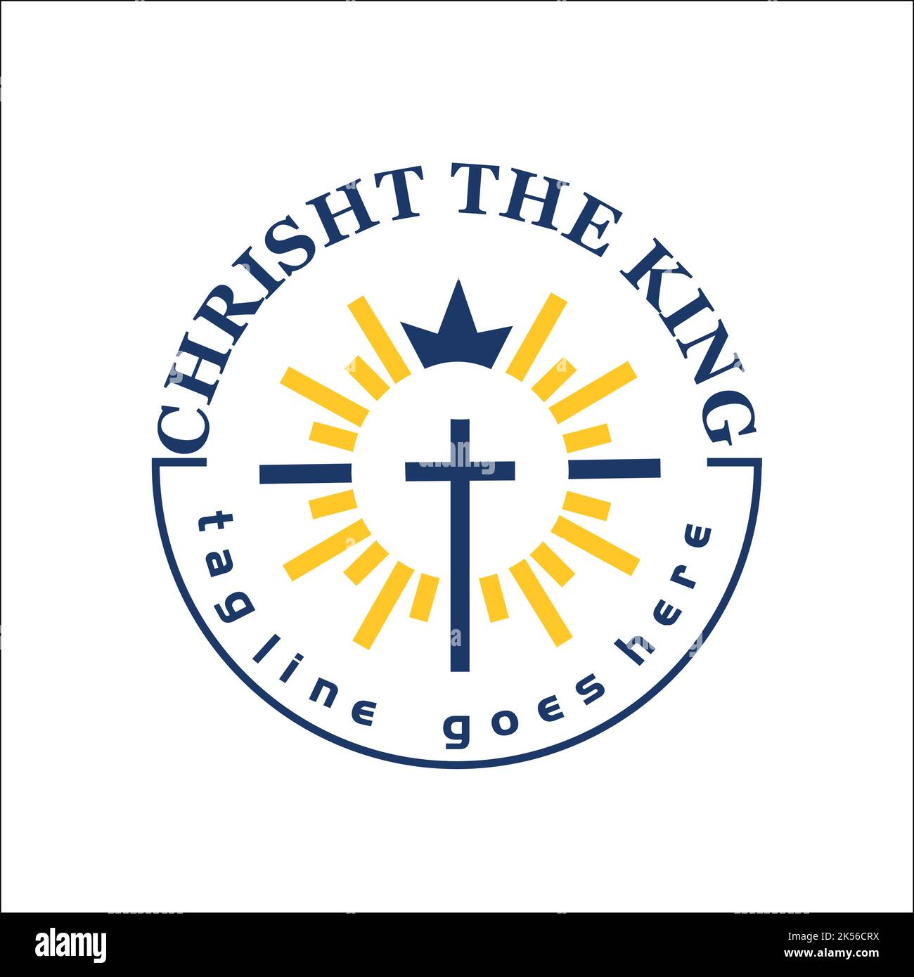 Le logo du christianisme simple Banque de photographies et d’images à ...