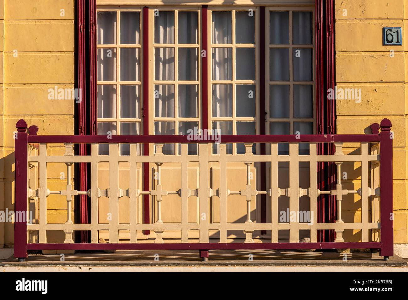 France, somme, Baie de somme, Mers les bains, Station balnéaire, Villas Belle Epoque Photo Stock ...