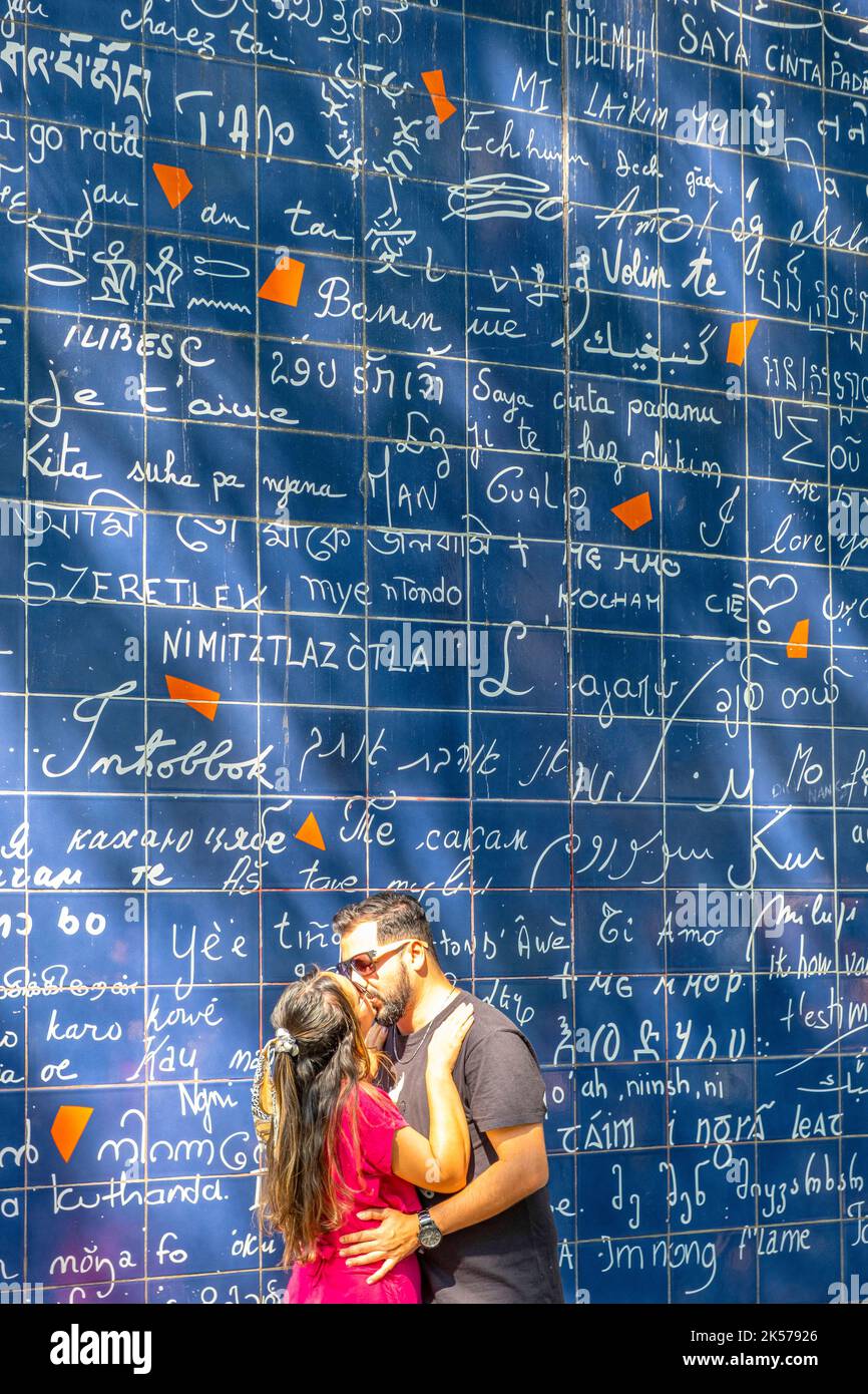 Mur des je taime paris Banque de photographies et d’images à haute ...