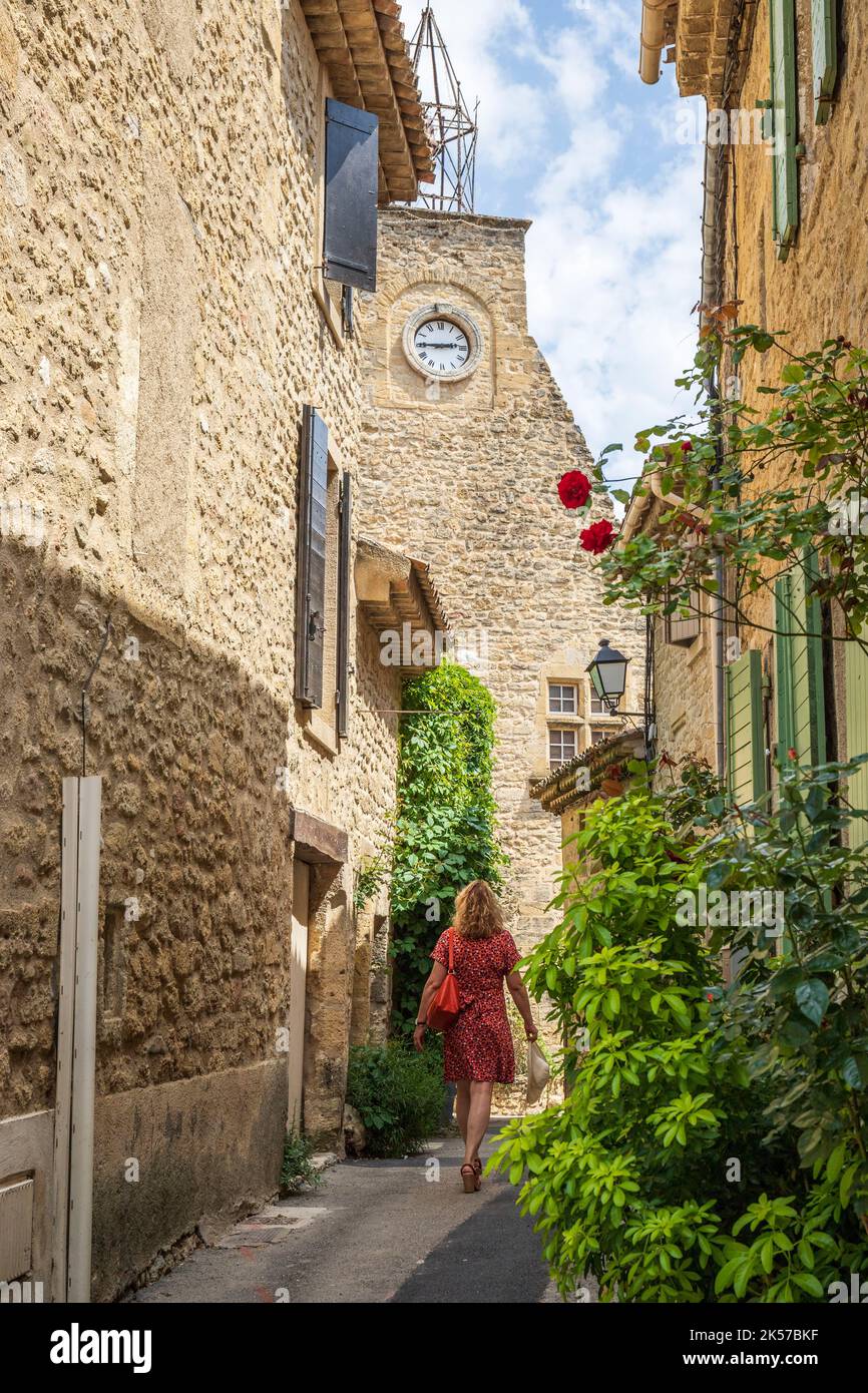 France, Vaucluse, réserve naturelle régionale du Luberon, Ansouis, a ...